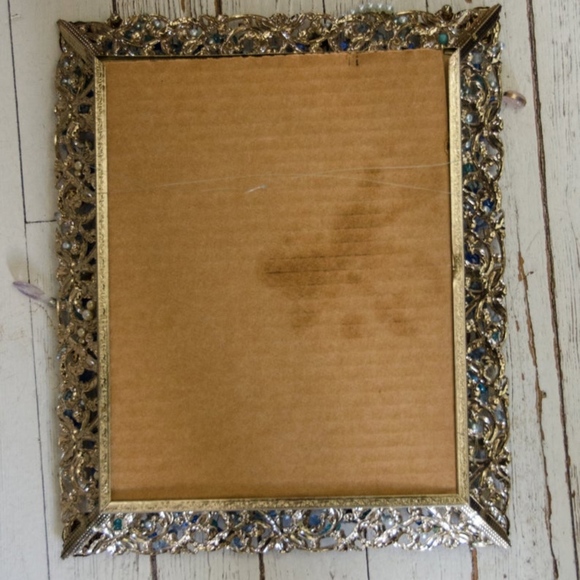 Vintage | Wall Decor | Vintage Big Eyed Kitsch Kitty Print In Frame ...